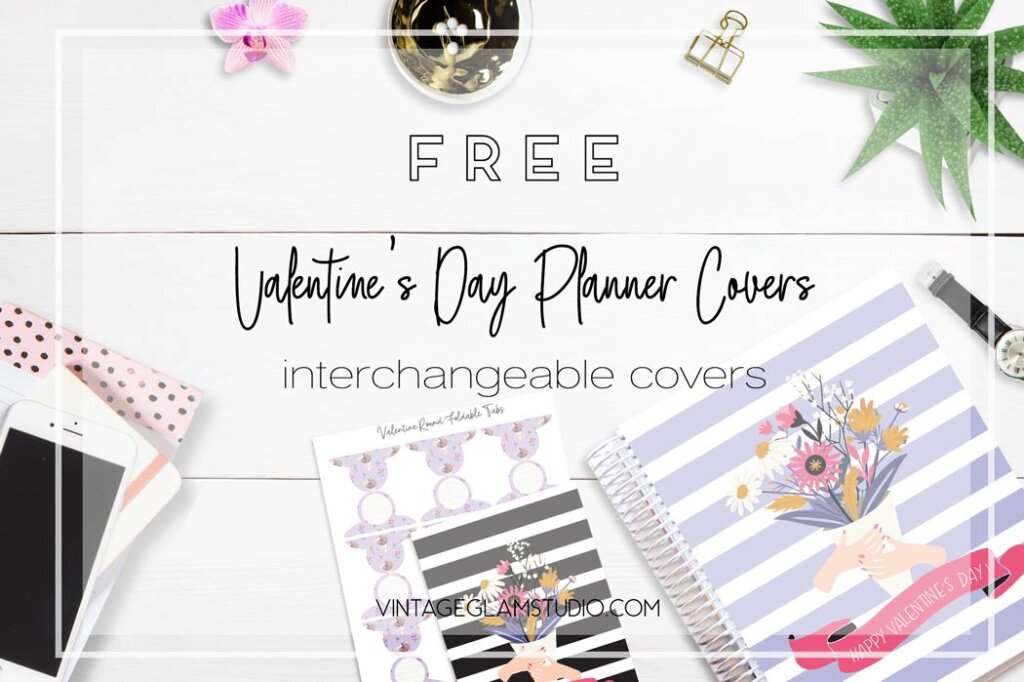 DIY Valentines Day Interchangeable Planner Covers
