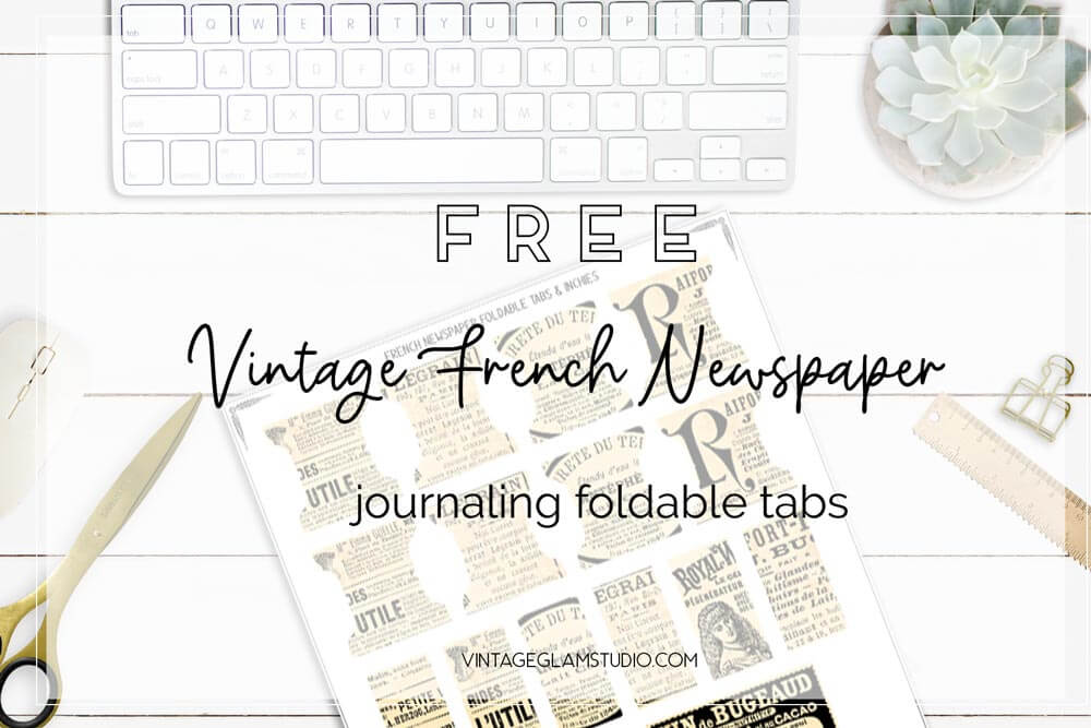 Blank French Newspaper Template