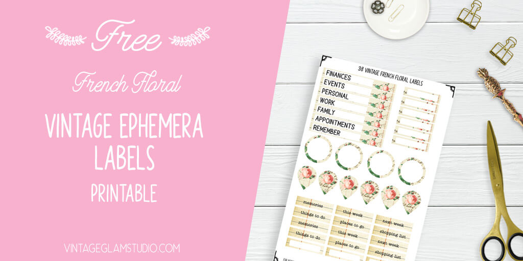 Free Vintage Ephemera Labels Printable